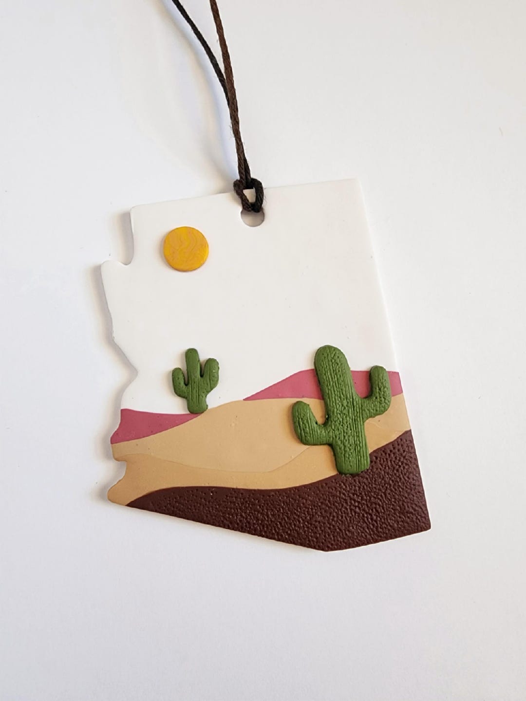 Arizona Desert Ornament Arizona Christmas Ornament Polymer Clay ...