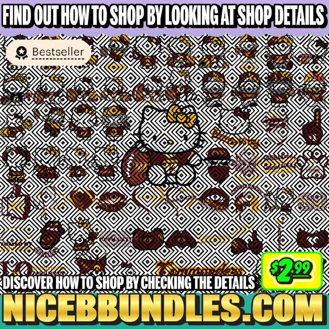 310 Hello-kitty Washington-commanders Logo Files Svg, Washington ...