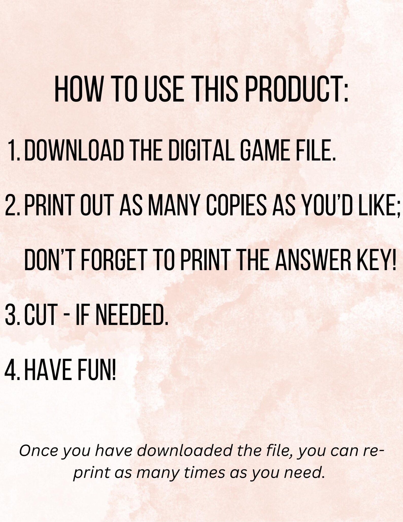 Baby Shower Game, Word Scramble, Digital Print + Answer Key, Pink - Etsy