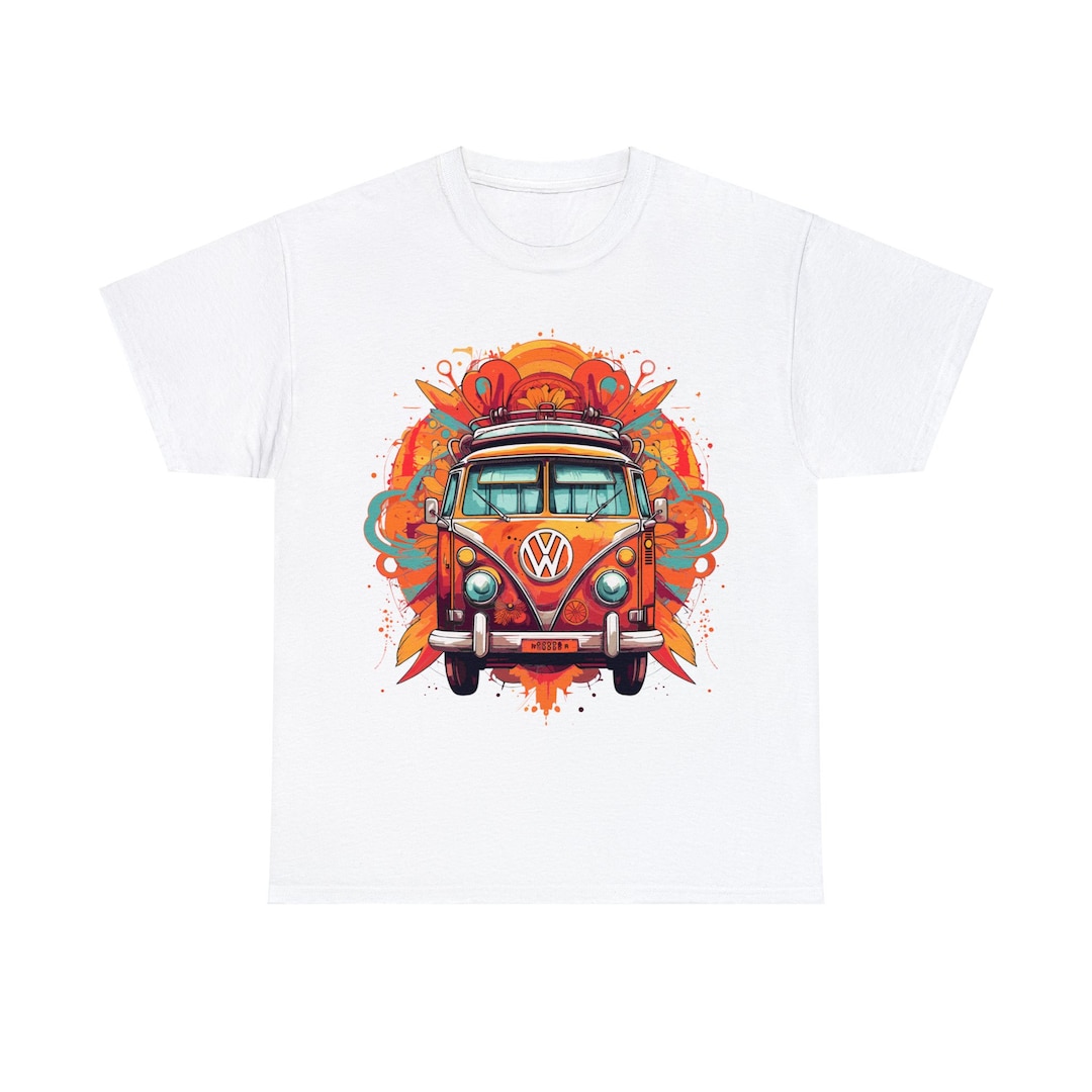 Hippie Bus Shirt, Vintage Shirt, Jersey Short Sleeve Tee - Etsy