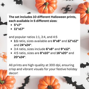 Halloween Wall Art (set of 10 Downloadable Prints) | Halloween Gallery ...