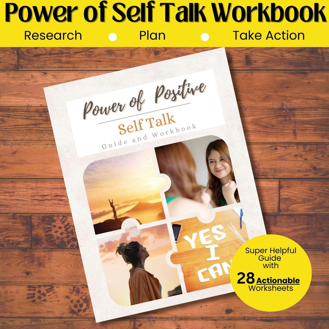 Power of Positive Self-talk How to Workbook PDF Transform Negative ...