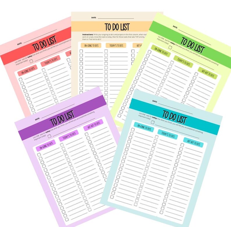 Printable To-do List Template for Goodnotes and Notability Editable ...