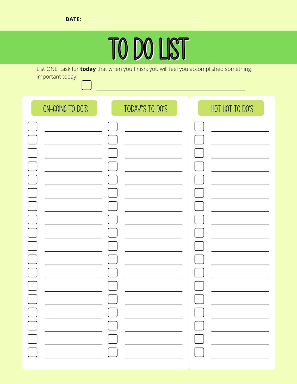 Printable To-do List Template for Goodnotes and Notability Editable ...
