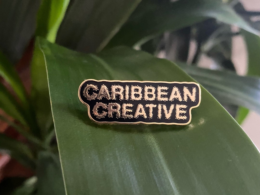 Caribbean Creative Enamel Pin - Etsy
