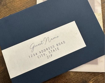 Wrap Around Address Labels Template - Etsy