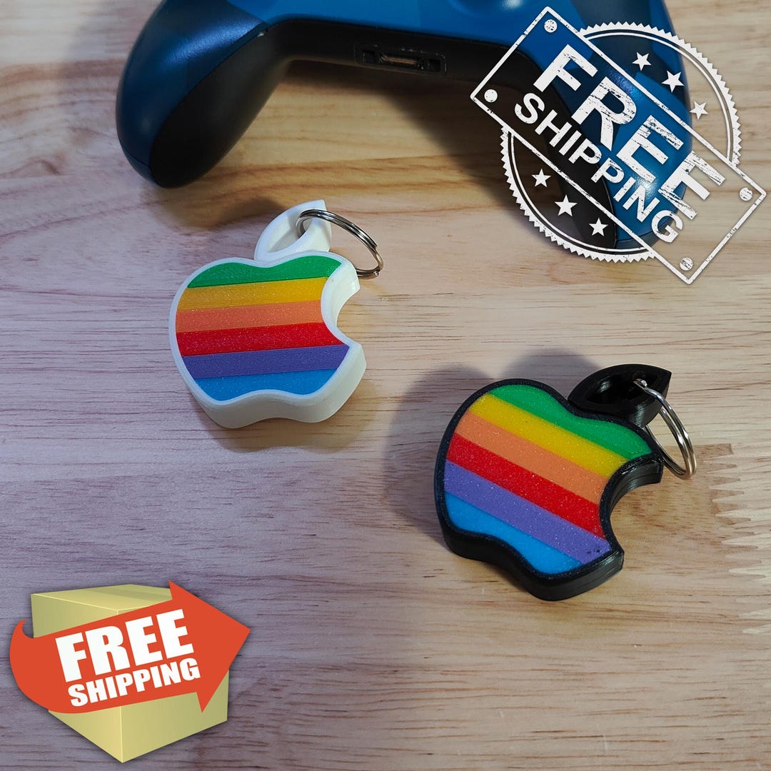 Apple Retro Logo AirTag Holder Hidden | Limited Edition | Apple Vintage ...