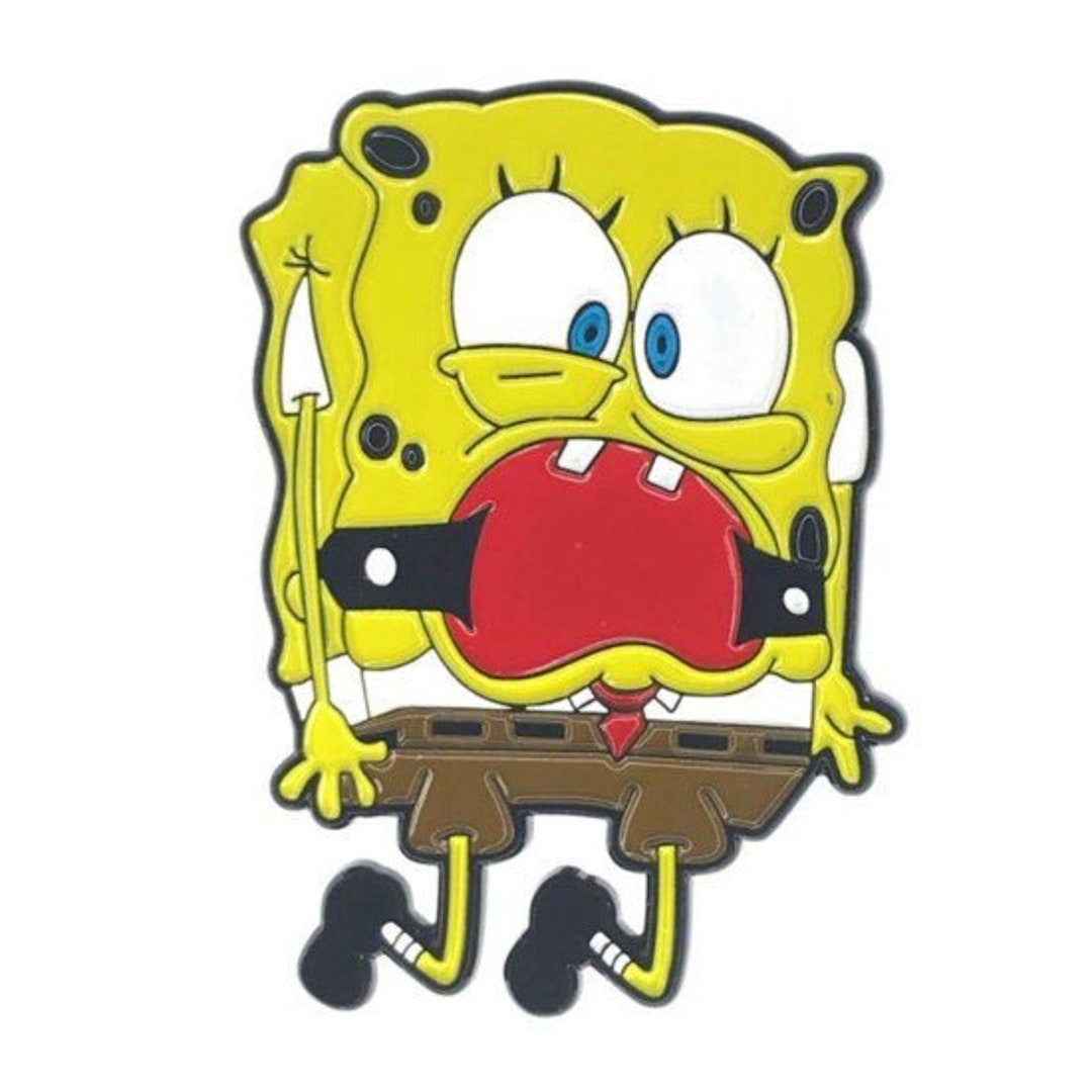 Geeky and Kinky Spongebob Knees Pin - Etsy Hong Kong
