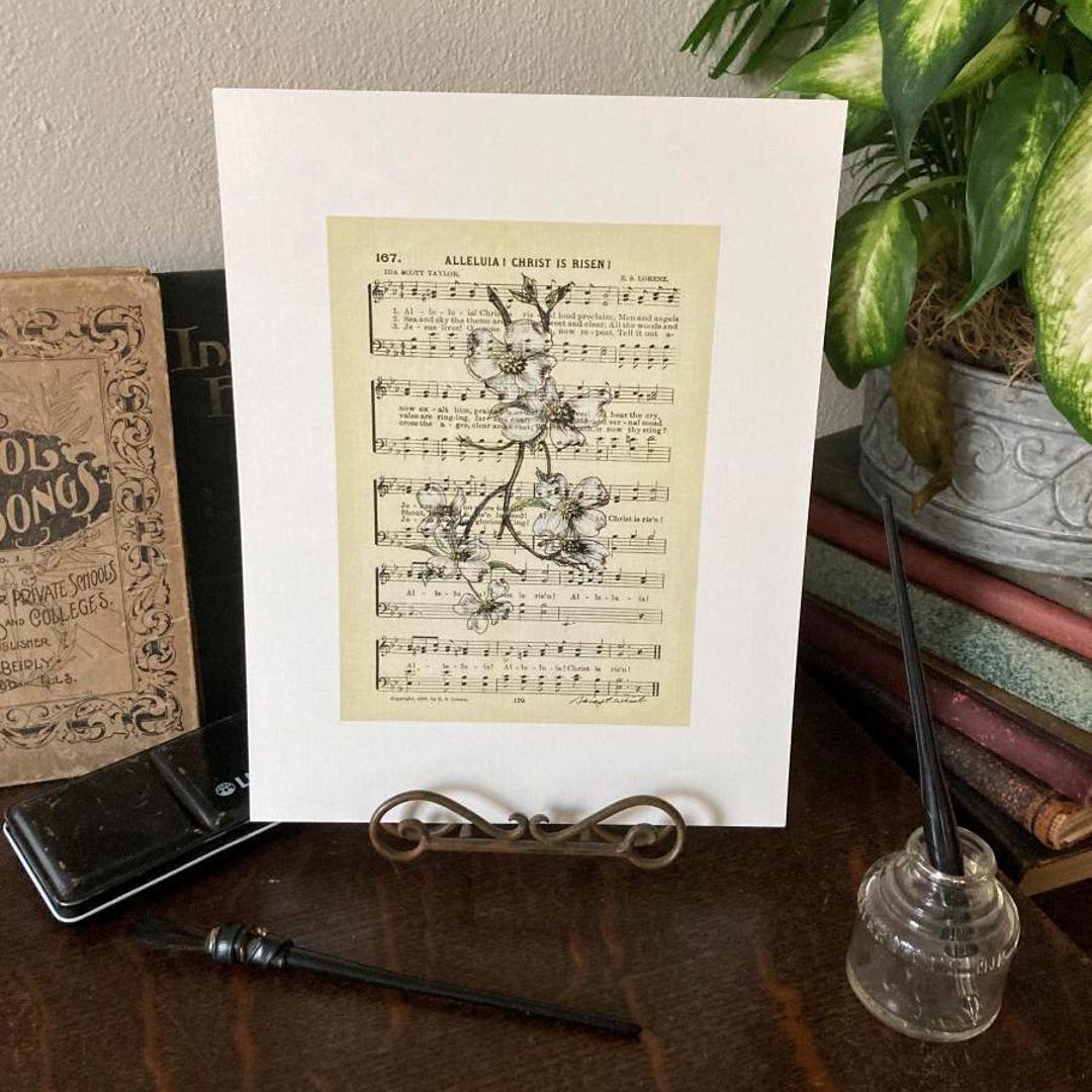 Alleluia Christ is Risen, Dogwood Tree Blossom, Fine Art Print ...