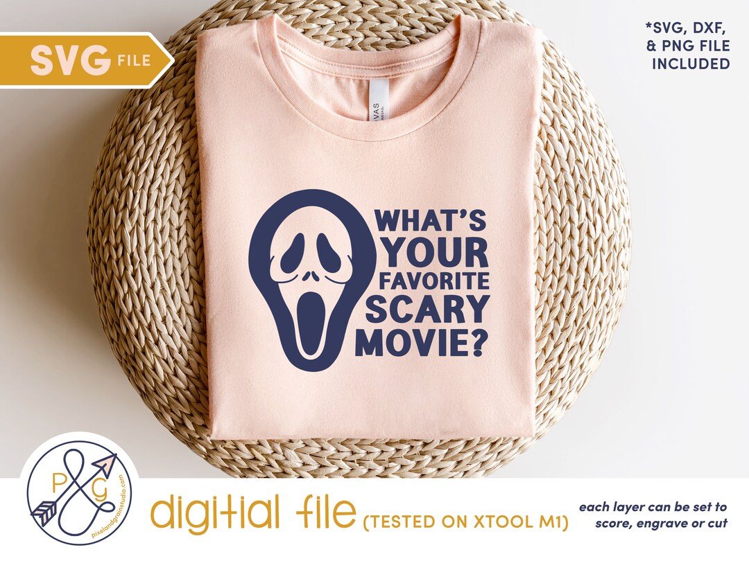Scream Ghostface Horror Movie Svg Commercial Use Laser & Cut Ready SVG ...