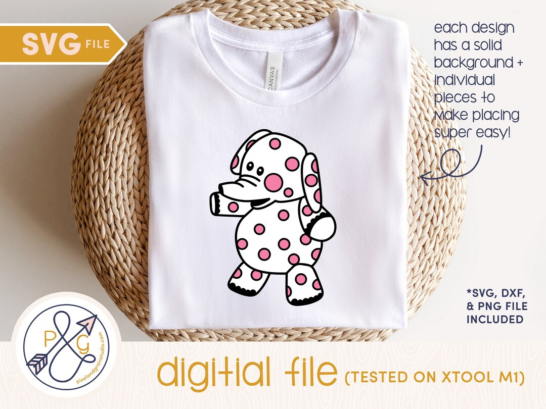 Christmas Rudolph Misfit Elephant Layered SVG Commercial Use Laser ...