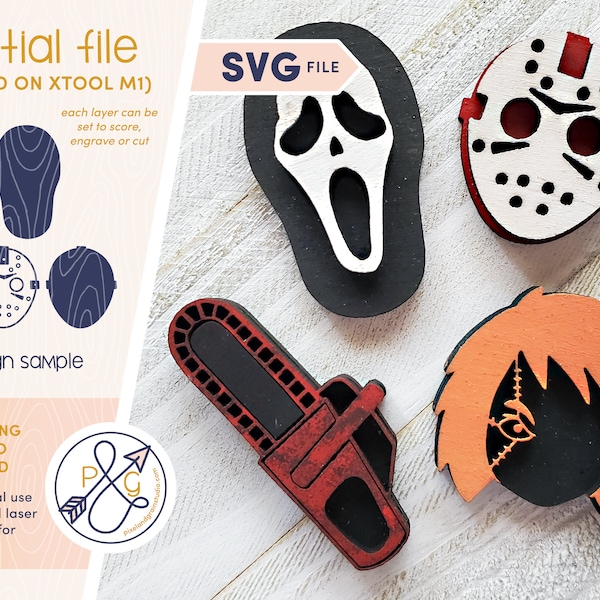 Halloween Masks Svg - Etsy
