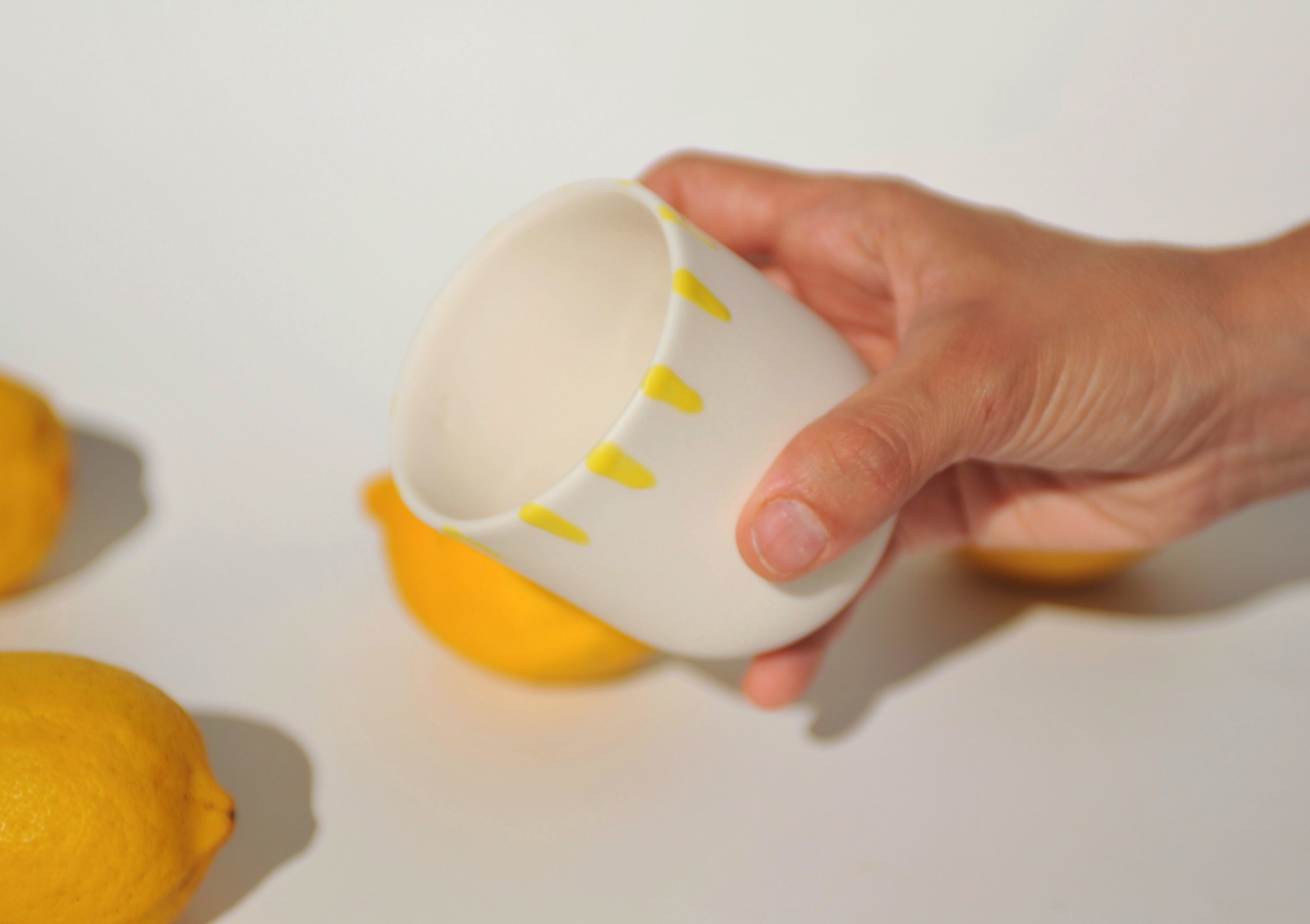 Handmade Porcelain Coffee Cups With Colorful Stripes, 7 Oz Espresso Cup ...