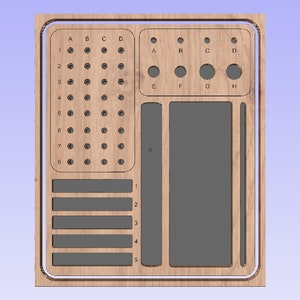 CNC Bit Storage Sets - Files Only - Etsy