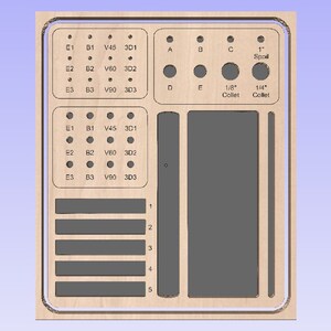 CNC Bit Storage Sets - Files Only - Etsy