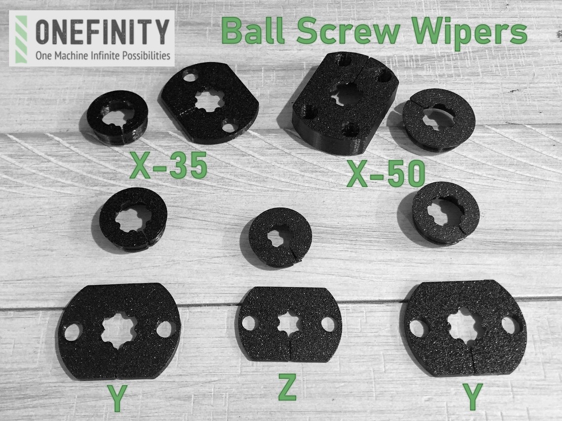 Onefinity CNC Ball Screw Wipers COMPLETE SET - Etsy