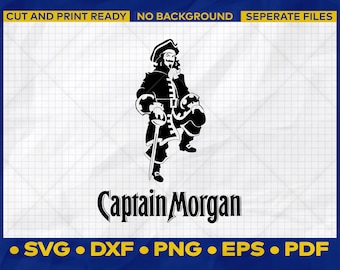 Captain Morgan Logo Svg - Etsy