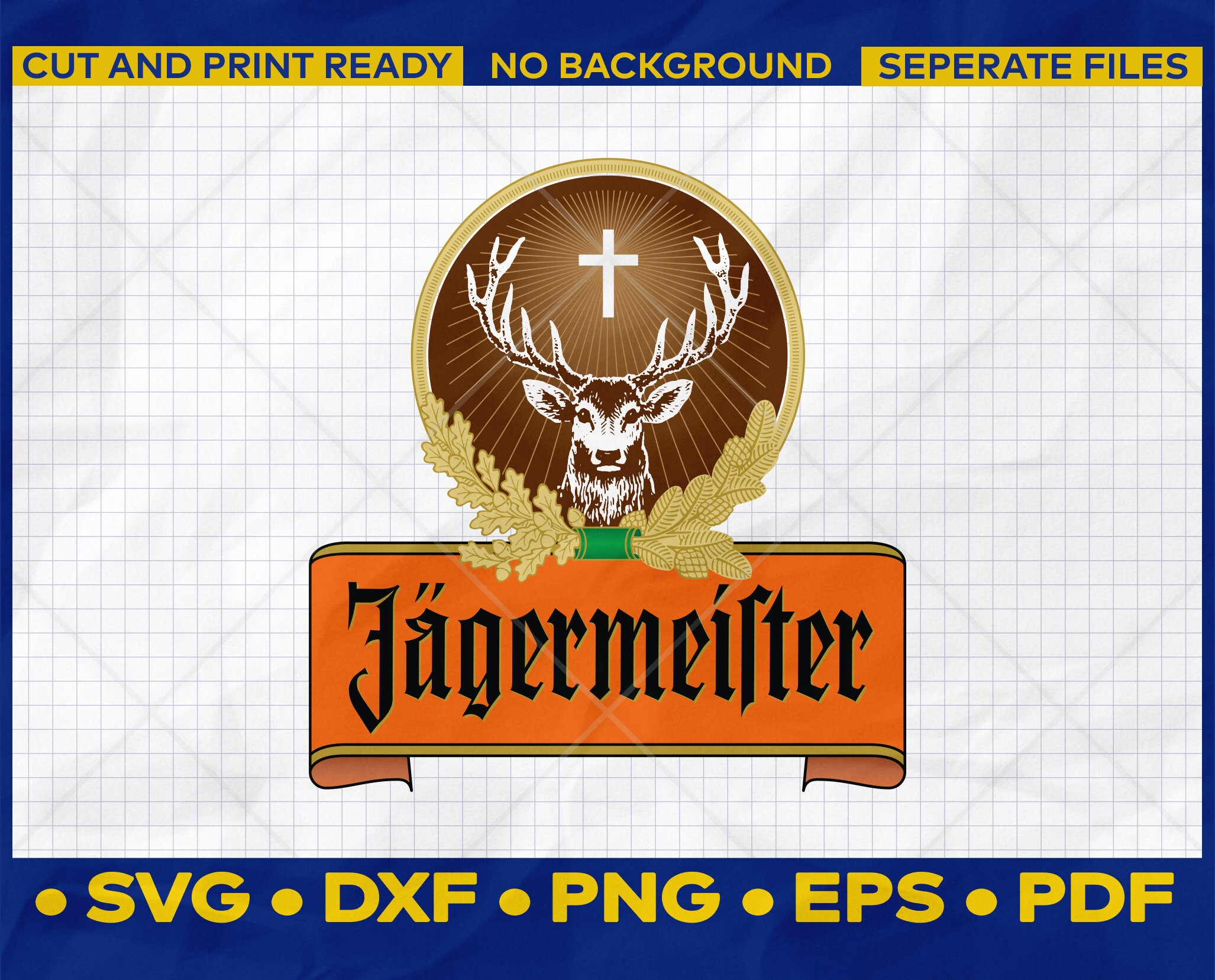 Jagermeister SVG Jagermeister Logo SVG Jagermeister PNG | Etsy Australia