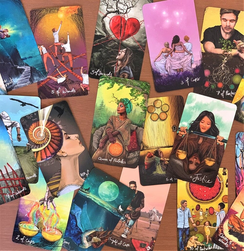 The LIGHT SEERS Tarot Deck & Guidebook - Etsy