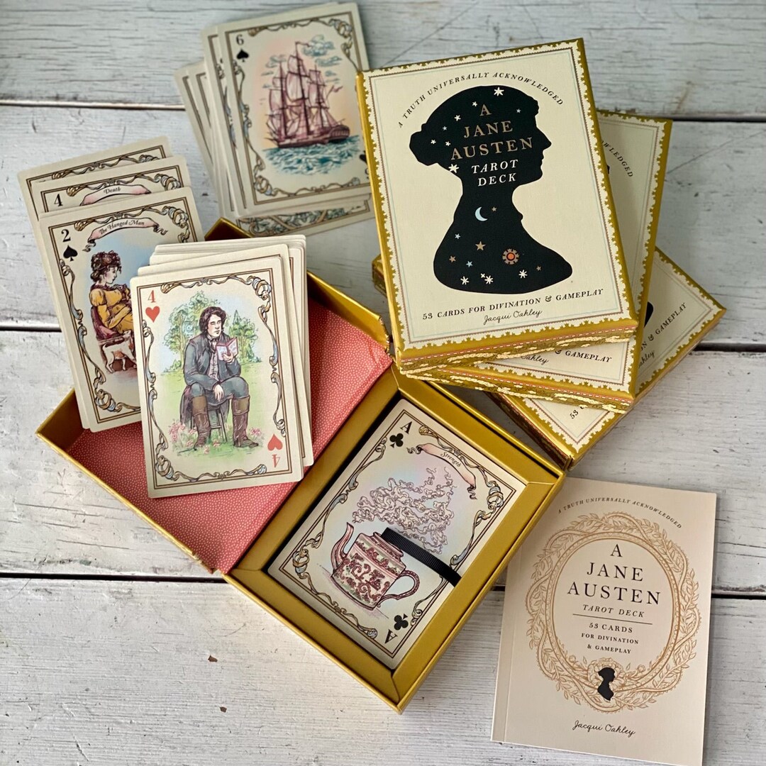 Jane Austin 53 Card Tarot Deck & Guide - Etsy