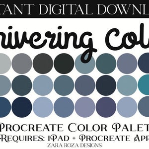 20 Procreate Color Palette Bundle Pack - VOL. 27 Set, Digital Art, Goth ...