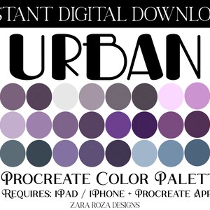 20 Procreate Color Palette Bundle Pack - VOL. 39 Set, Digital Art, Goth ...