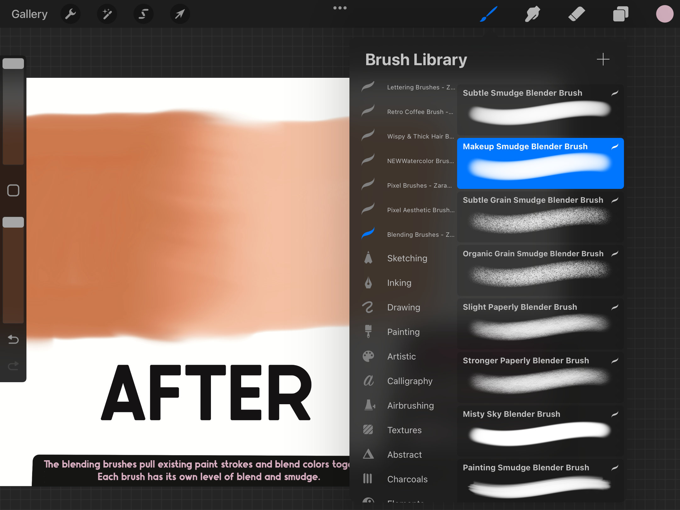 Procreate Blending Brush Set Smudge Brushes for iPad Digital Art ...