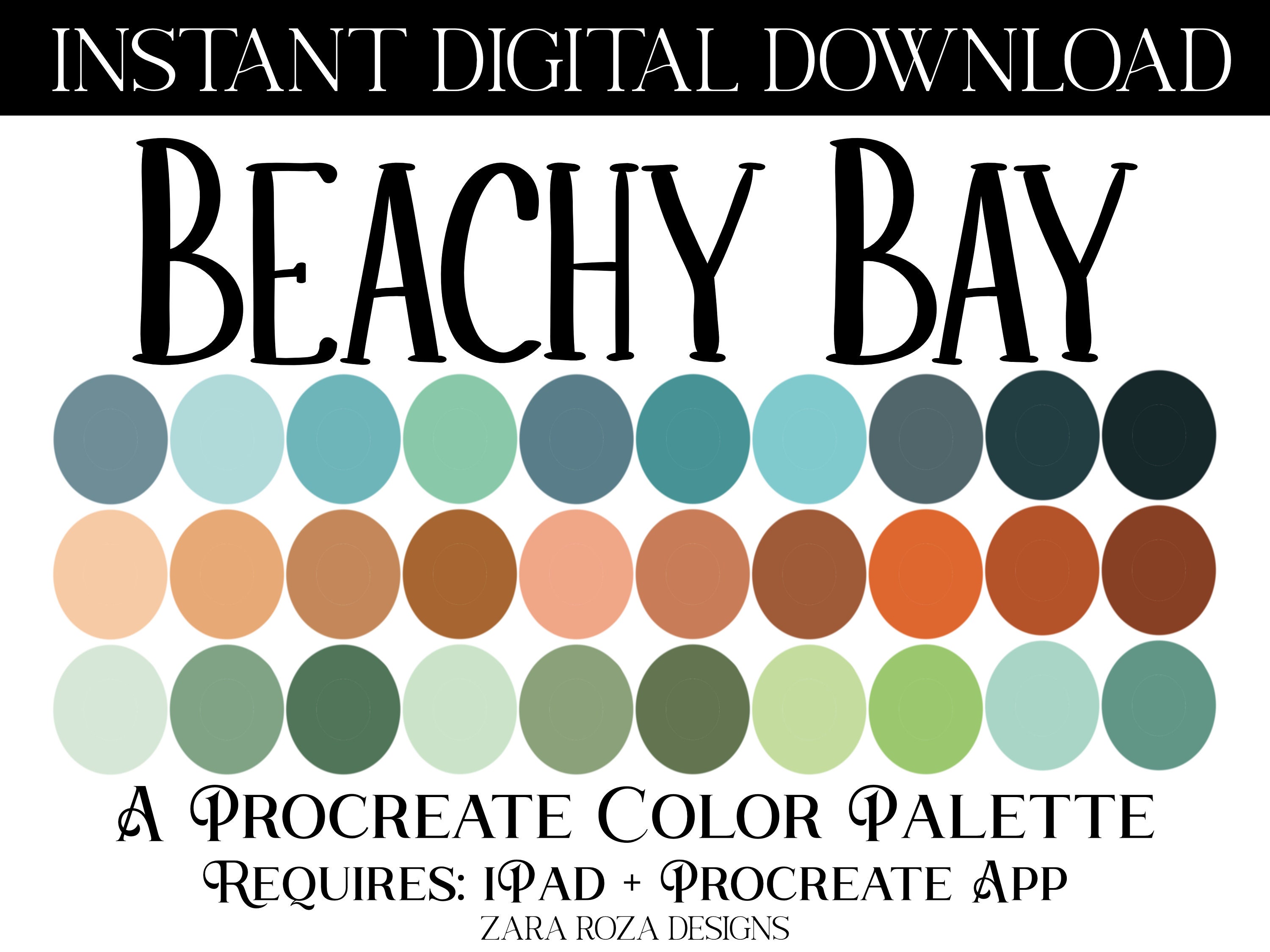 20 Procreate Color Palette Bundle Pack - VOL. 11 Set - Etsy Australia