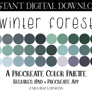 20 Procreate Color Palette Bundle Pack - VOL. 9 Set - Goth Retro ...