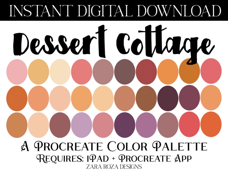 20 Procreate Color Palette Bundle Pack VOL. 20 Set Goth - Etsy