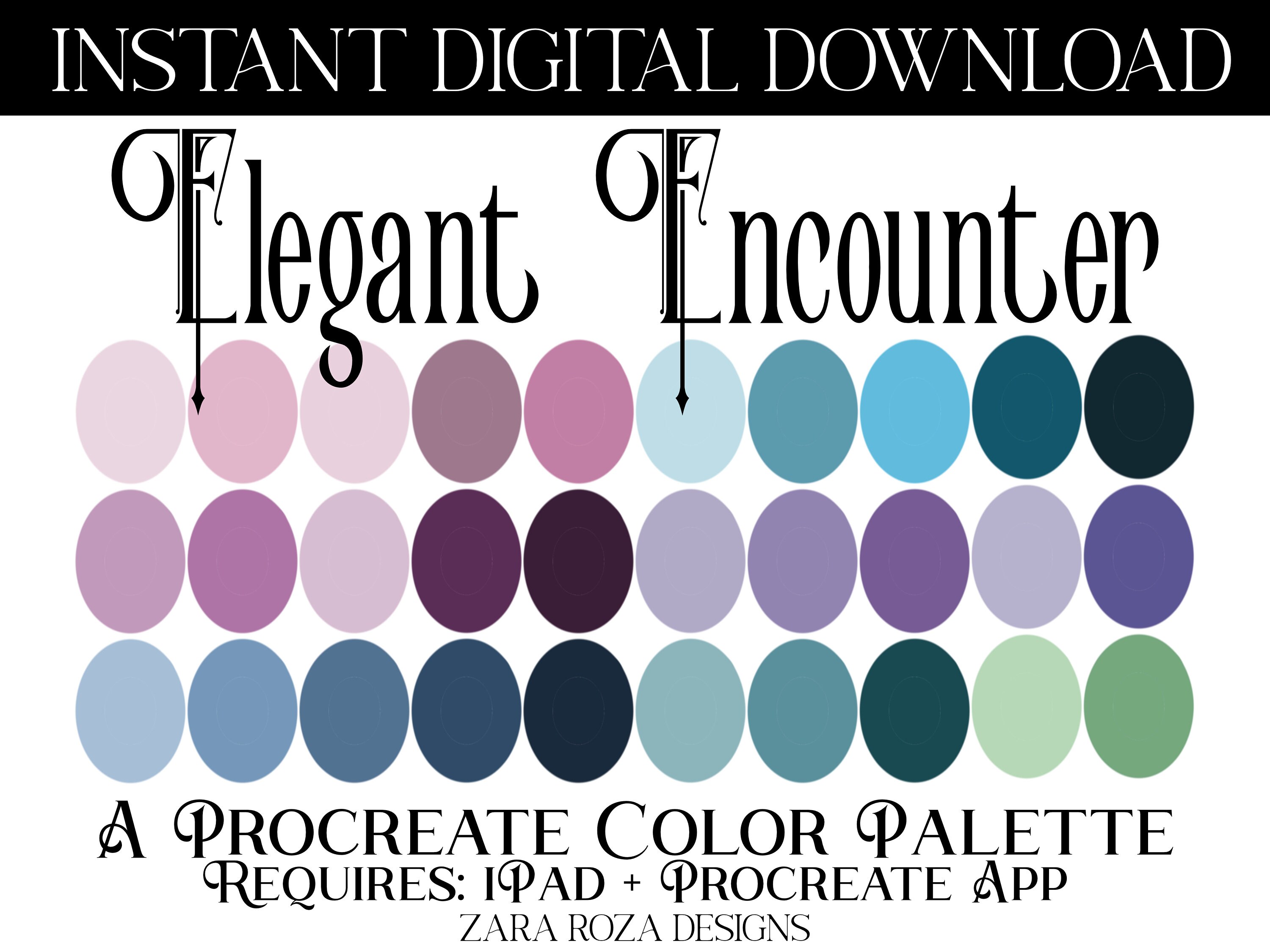 20 Procreate Color Palette Bundle Pack VOL. 14 Set Goth - Etsy Australia