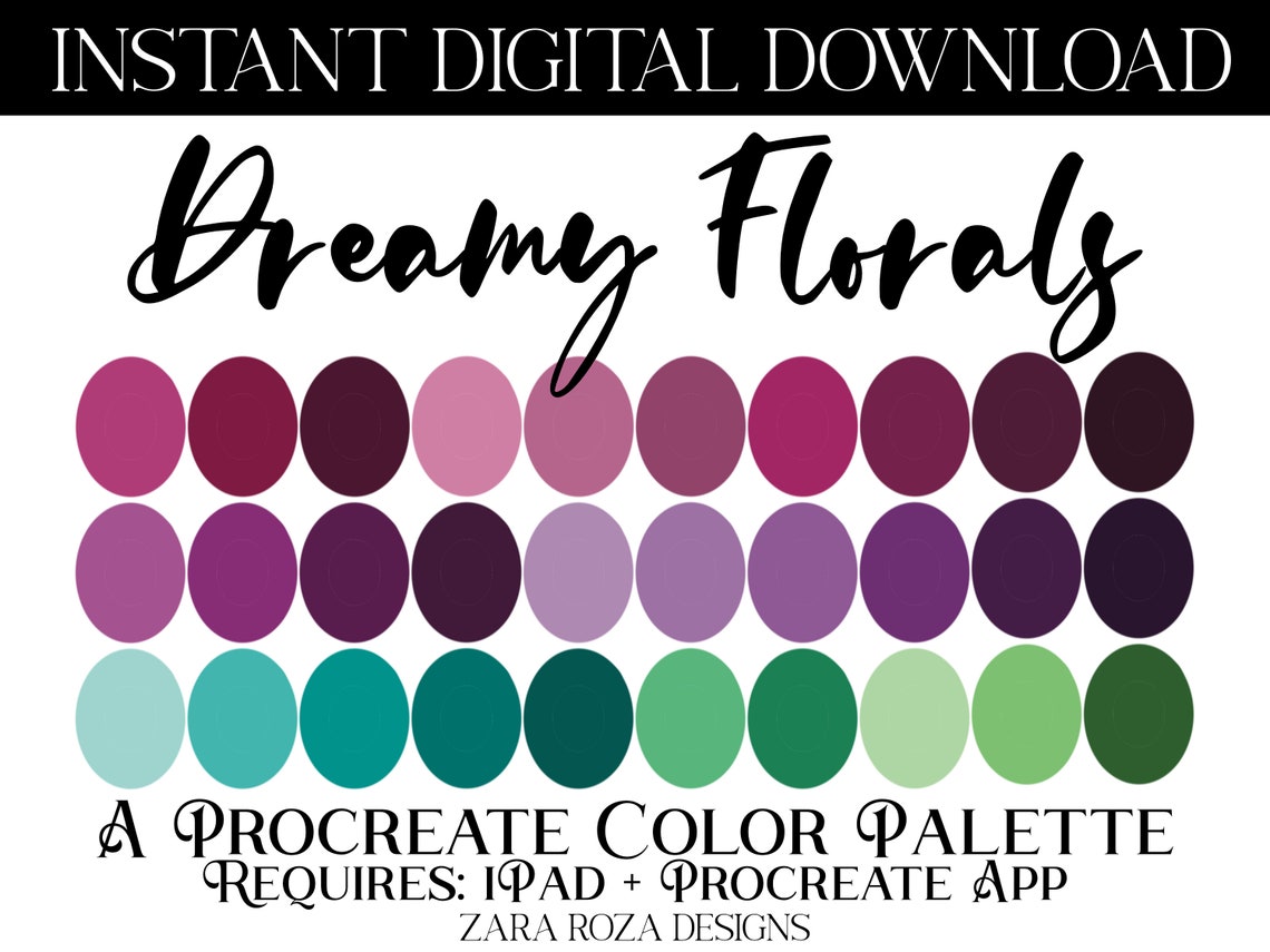 20 Procreate Color Palette Bundle Pack VOL. 15 Set Goth - Etsy Australia