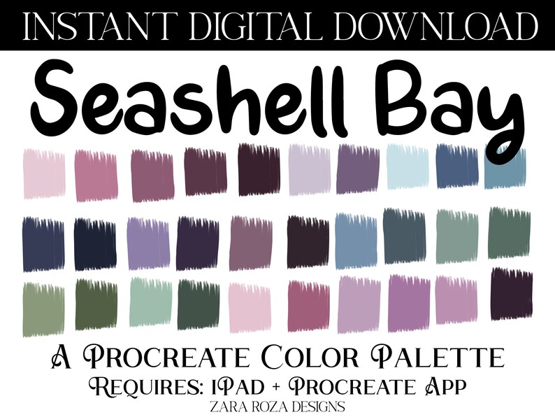 20 Procreate Color Palette Bundle Pack - VOL. 24 Set - Retro Vintage ...