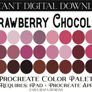 20 Procreate Color Palette Bundle Pack - VOL. 30 Set - Retro Vintage ...