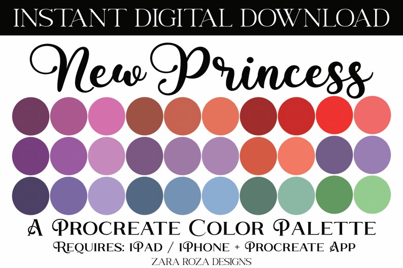 20 Procreate Color Palette Bundle Pack VOL. 32 Set Retro - Etsy Australia