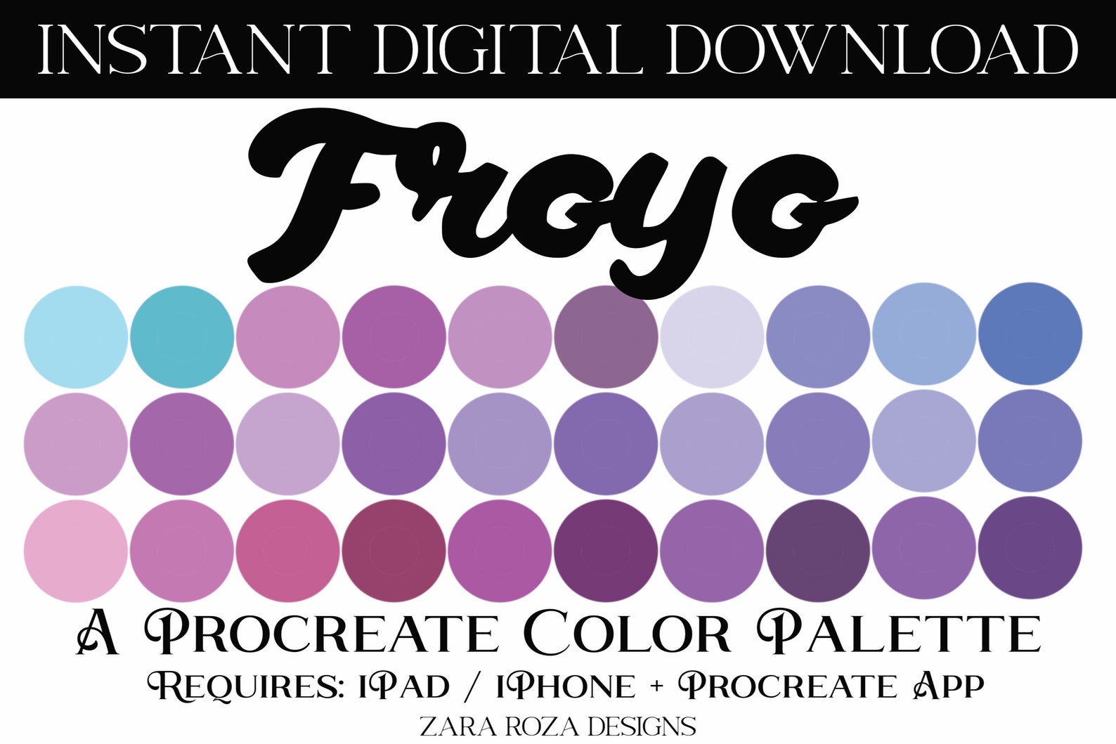20 Procreate Color Palette Bundle Pack VOL. 32 Set Retro - Etsy Australia