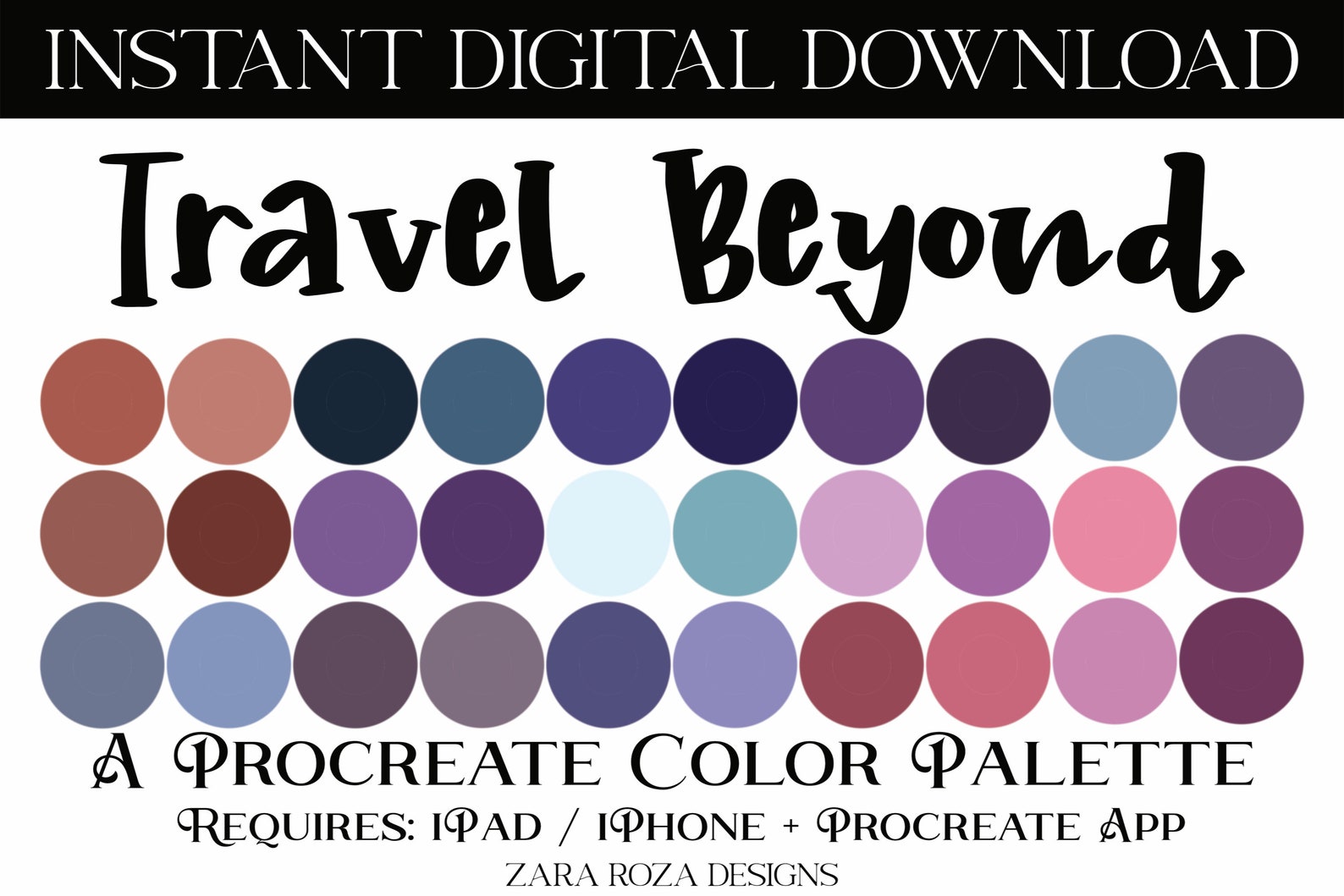 20 Procreate Color Palette Bundle Pack VOL. 32 Set Retro - Etsy Australia