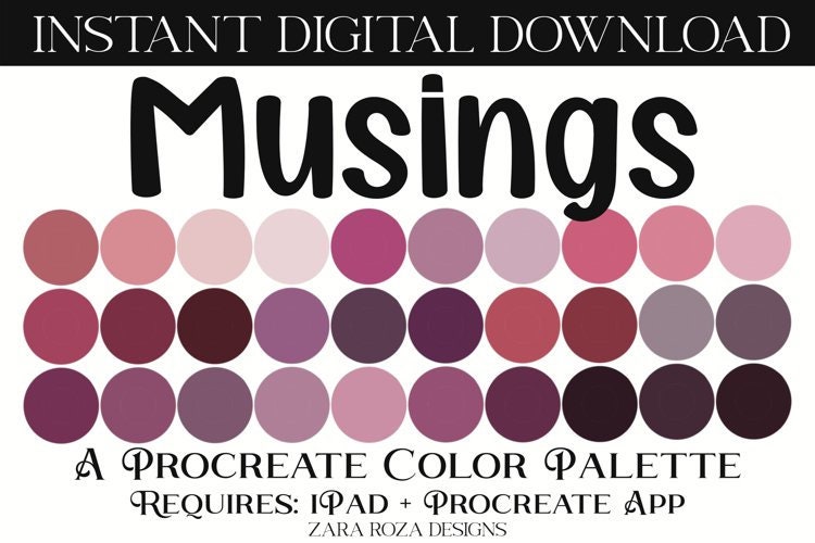 20 Procreate Color Palette Bundle Pack VOL. 29 Set Retro - Etsy Australia