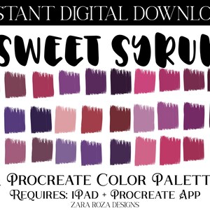 20 Procreate Color Palette Bundle Pack - VOL. 24 Set - Retro Vintage ...