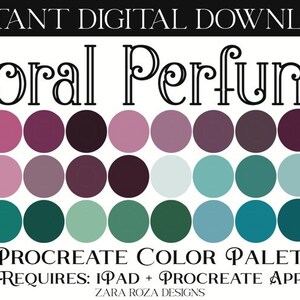 20 Procreate Color Palette Bundle Pack - VOL. 37 Set - Goth Retro ...