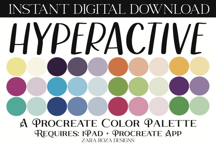 20 Procreate Color Palette Bundle Pack VOL. 29 Set Retro - Etsy Australia