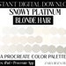 BIG BUNDLE 24 Procreate Hair Color Palette Collection Pack Set: Natural ...