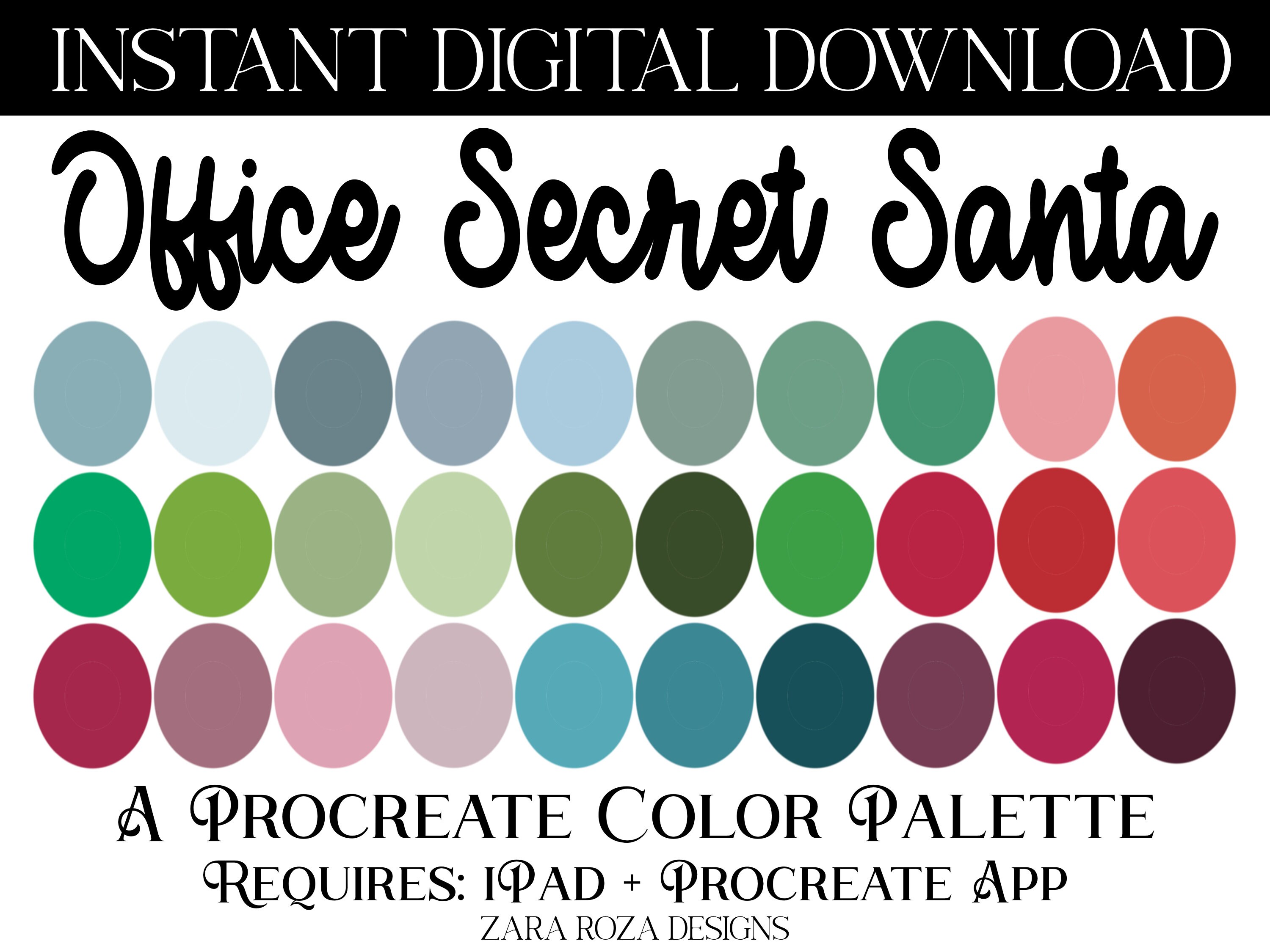 20 Procreate Color Palette Bundle Pack - VOL. 11 Set - Etsy Australia