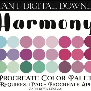 20 Procreate Color Palette Bundle Pack - VOL. 30 Set - Retro Vintage ...