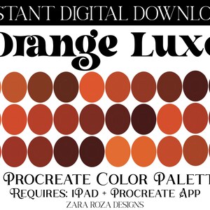 20 Procreate Color Palette Bundle Pack - VOL. 5 Set - Goth Retro ...