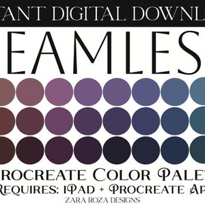 20 Procreate Color Palette Bundle Pack - VOL. 27 Set, Digital Art, Goth ...
