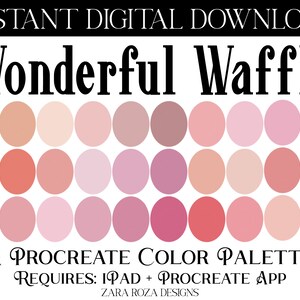 20 Procreate Color Palette Bundle Pack - VOL. 12 Set: 20 Palettes With ...