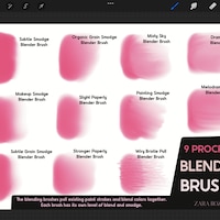 20 Procreate Color Palette Bundle Pack VOL. 14 Set Goth Retro Vintage ...