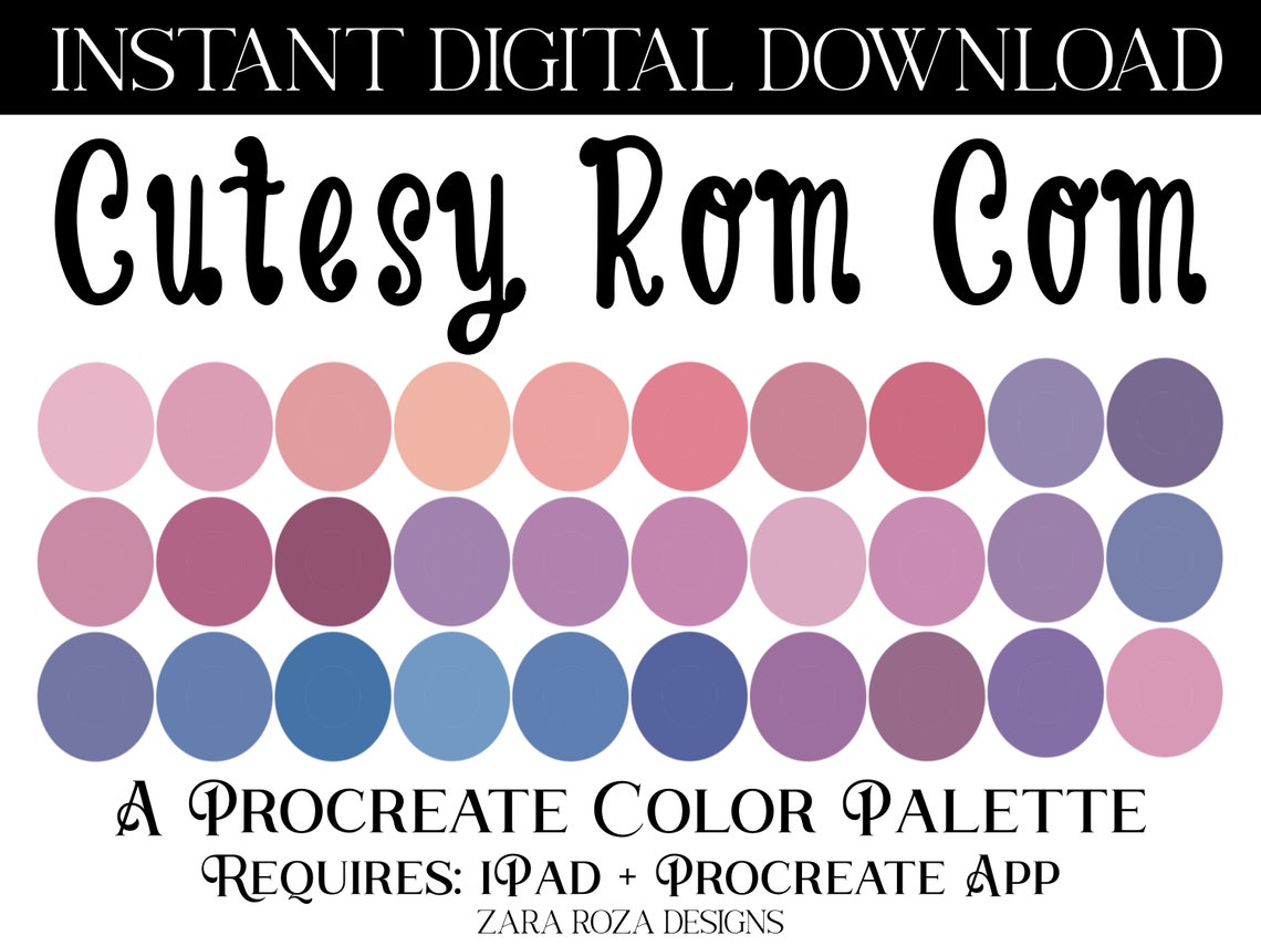 20 Procreate Color Palette Bundle Pack VOL. 8 Set - Etsy
