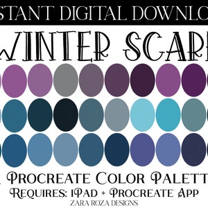 20 Procreate Color Palette Bundle Pack - VOL. 8 Set - Moviesque Cinema ...